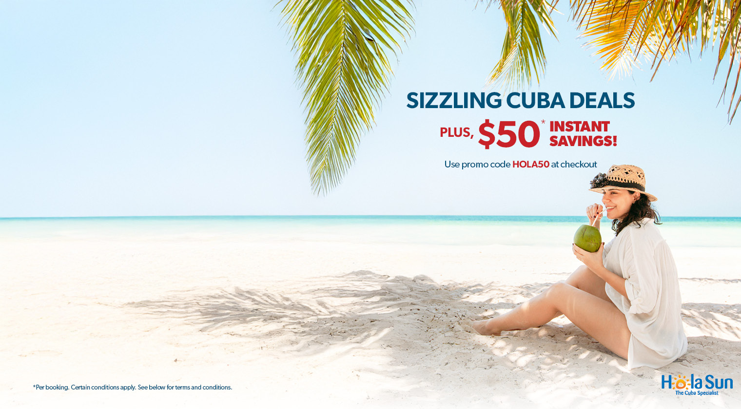 Hola Sun Holidays | Hola Sun Vacations | The Cuba Specialists | redtag.ca